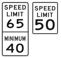 Level 3 - Regulatory signs - USA Driving Test - Memrise