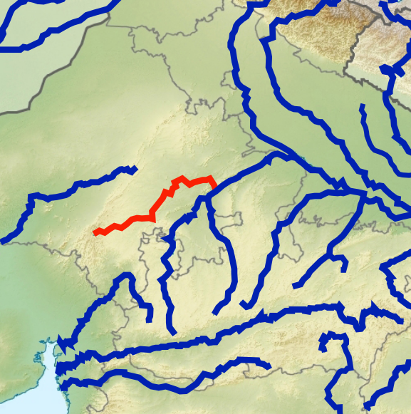 Level 4 - Major River- Map - Indian Geography - Memrise